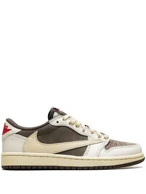 JORDAN X Travis Scott Air 1 Low Og Reverse Mocha Sneakers - Brown