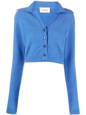 NANUSHKA Nanushka Spread-Collar Cardigan