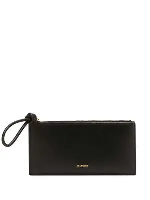 JIL SANDER Bi-fold Leather Purse - Black
