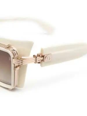 Balmain Rectangle-frame Sunglasses