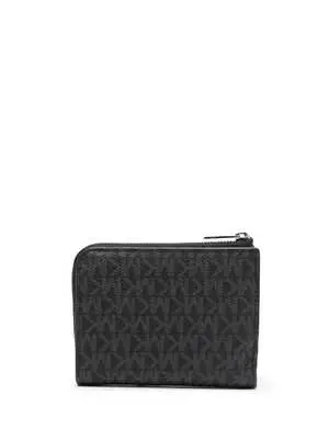 Michael Kors Logo Zipped Wallet