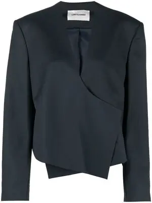 LOW CLASSIC Asymmetric Wool-blend Jacket