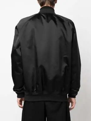 Rick Owens Zip-up Bomber Jacket - Black