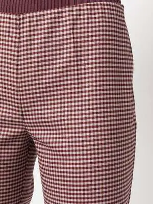 P.a.r.o.s.h Houndstooth Flared Trousers