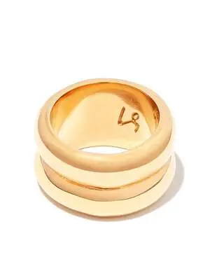 LOREN STEWART Double Puff Vermeil Cigar Band - Gold