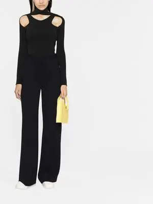 Stella McCartney Bootcut Tailored Trousers - Black