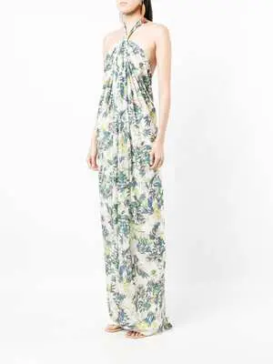 BAMBAH Petra Tropical-print Maxi Dress