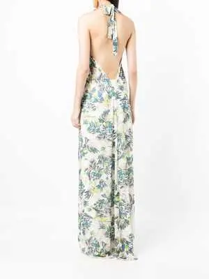 BAMBAH Petra Tropical-print Maxi Dress