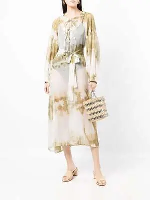 BAMBAH Tie-dye Midi Dress