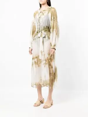 BAMBAH Tie-dye Midi Dress