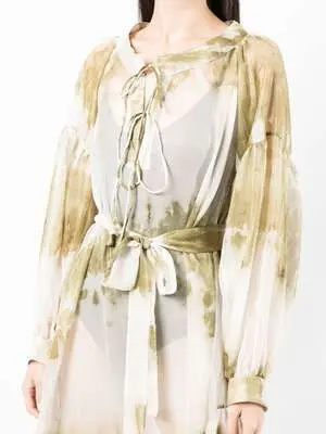BAMBAH Tie-dye Midi Dress