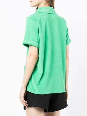 BAMBAH Towelling-effect Short-sleeve Shirt