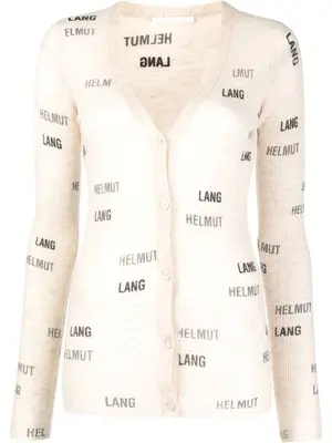 Helmut Lang Logo-print Cardigan