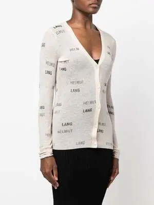 Helmut Lang Logo-print Cardigan