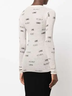 Helmut Lang Logo-print Cardigan