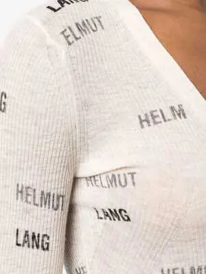 Helmut Lang Logo-print Cardigan