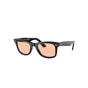 Ray-ban Ray-ban Original Wayfarer Washed Lenses Sunglasses  Frame Grey Lenses 52-22 Black