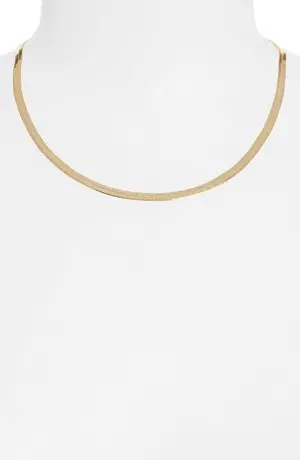 Nordstrom Herringbone Chain Necklace - Gold