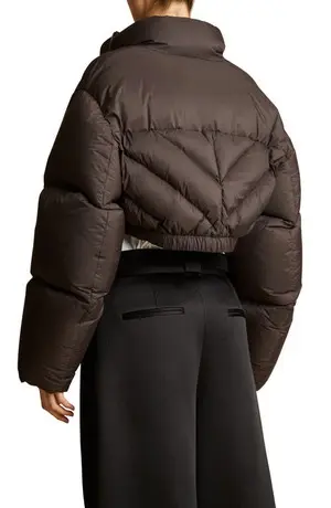 Khaite The Farine Crop Down Puffer Jacket