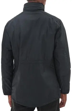 Barbour Weatherproof Waxed Cotton Jacket - Black/classic