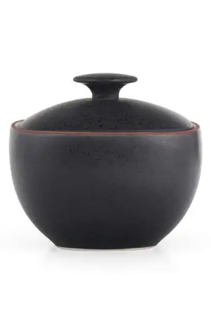 NAMBE Taos Covered Sugar Bowl Black
