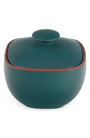 NAMBE Taos Covered Sugar Bowl - Green