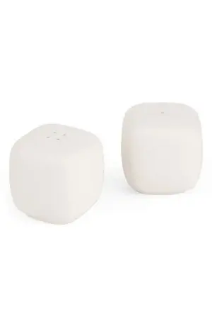 NAMBE Taos Salt & Pepper Shakers Set - White