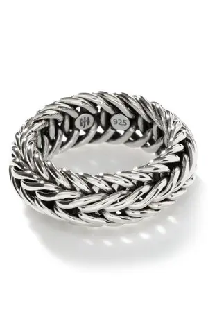 John Hardy Classic Chain Ring - Silver