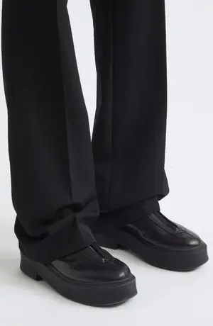 THE ROW Zip Platform Bootie