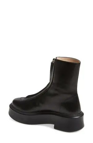 THE ROW Zip Platform Bootie