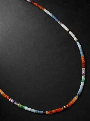 Jacquie Aiche Opal And Diamond Necklace - Multi