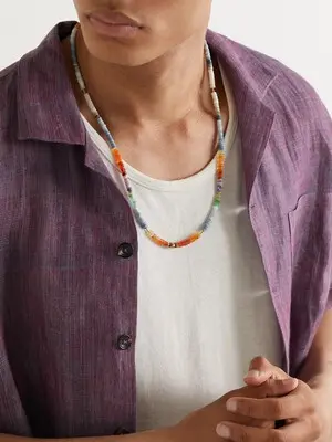 Jacquie Aiche Opal And Diamond Necklace