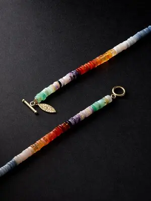 Jacquie Aiche Opal And Diamond Necklace