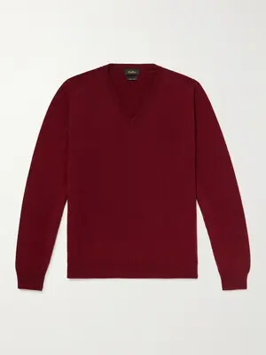 SULKA Cashmere V-neck Sweater