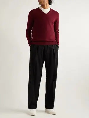 SULKA Cashmere V-neck Sweater