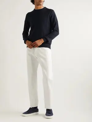 SULKA Cashmere Crew-neck Sweater