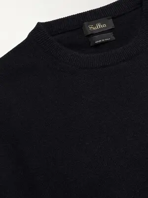 SULKA Cashmere Crew-neck Sweater