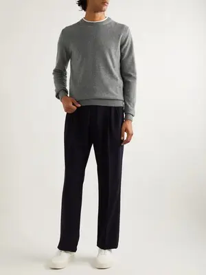 SULKA Cashmere Crew-neck Sweater