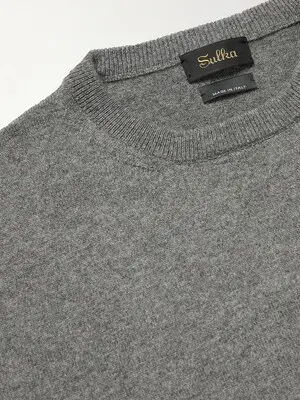 SULKA Cashmere Crew-neck Sweater