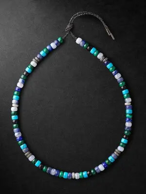 Carolina Bucci Portofino Forte Beads Necklace - Blue