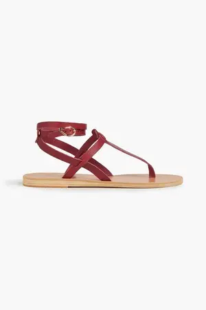 ANCIENT GREEK SANDALS Ancient Greek Sandals Estia Leather Sandals Plum