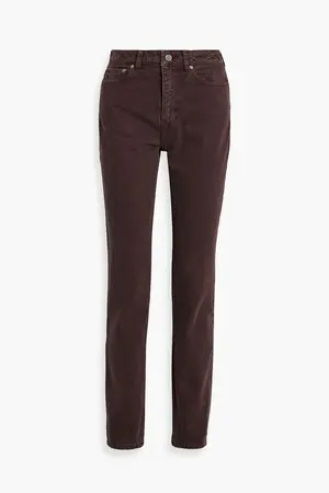 GANNI Highrise Straightleg Jeans - Chocolate