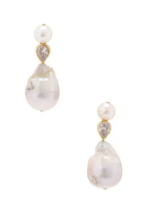 Completedworks Completedworks Stone Dangle Earrings Gold