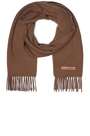 Acne Studios Canada Scarf - Caramel Brown