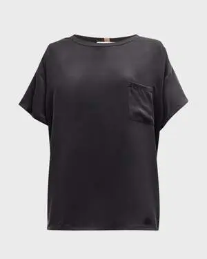 Lunya Washable Silk Tee Pant Set Immersed B