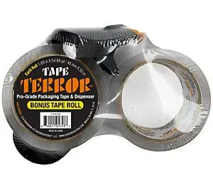 TAPE TERROR Dispenser With Roll Of Pro-grade Ta Pe + Bonus Roll - One-color