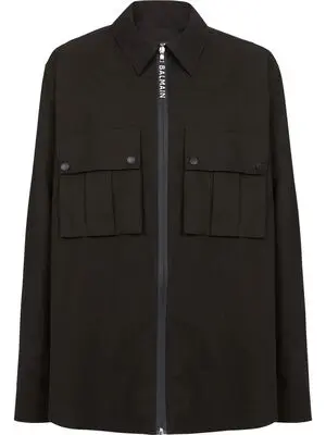 Balmain Black Cotton Shirt