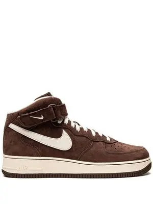 Nike Air Force 1 Mid '07 Qs Sneakers - Brown