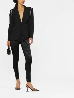 Versace La Greca Low-rise Leggings