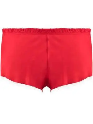 Carine Gilson Floral-detail Shorts - Red